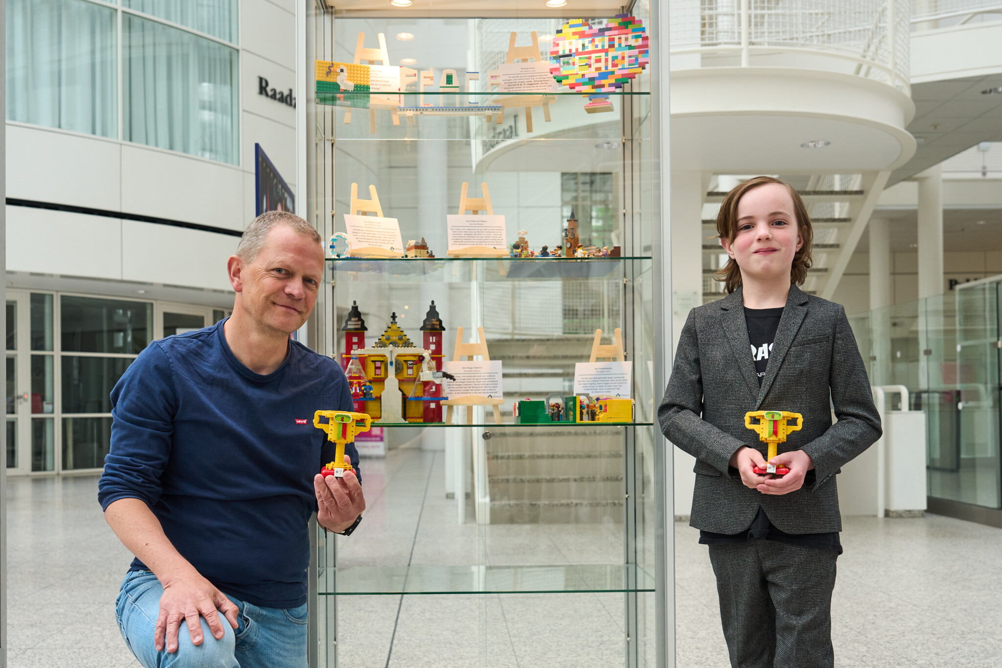 Winnaars Lego-wedstrijd op tentoonstelling Stadstrots - Den Haag